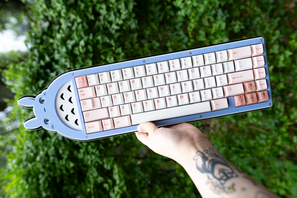 [In-Stock] Gray Rat Stacked Acrylic Keyboard Kit – Cafege