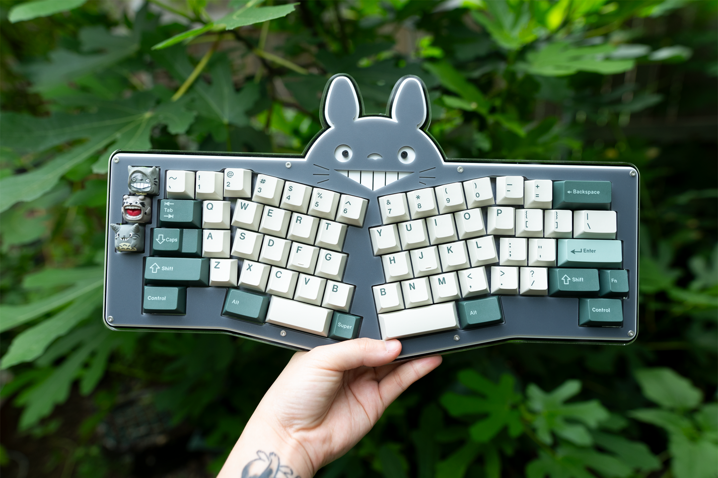 [In-Stock] Gray Rat Stacked Acrylic Keyboard Kit – Cafege