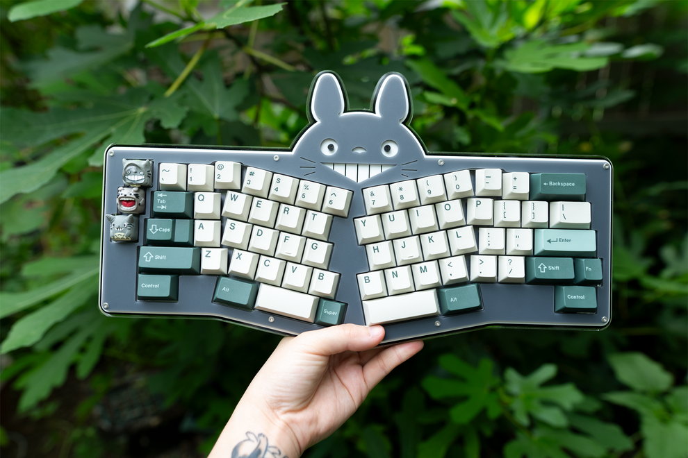 [In-Stock] Gray Rat Stacked Acrylic Keyboard Kit – Cafege