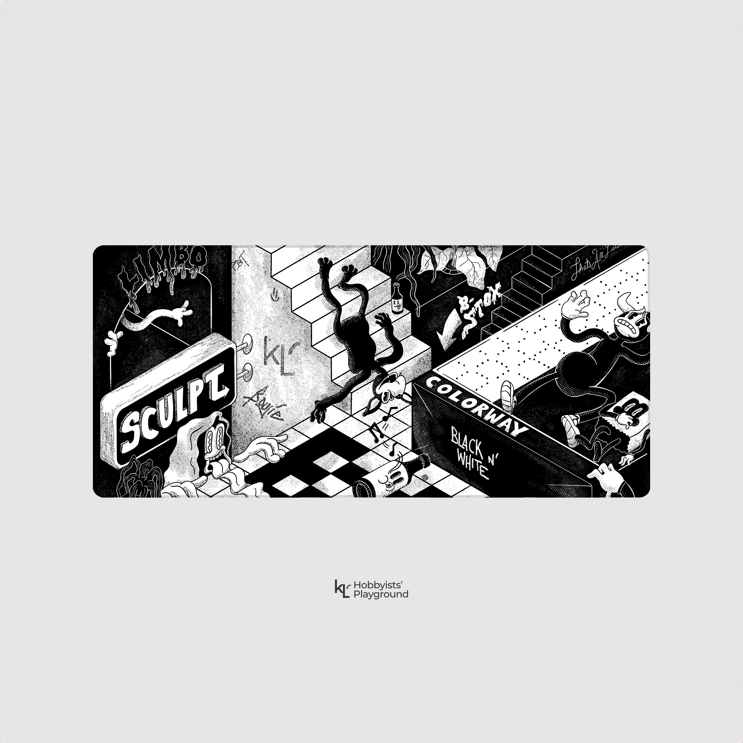 [In-Stock] GMK Rubrehose Deskmats – Cafege